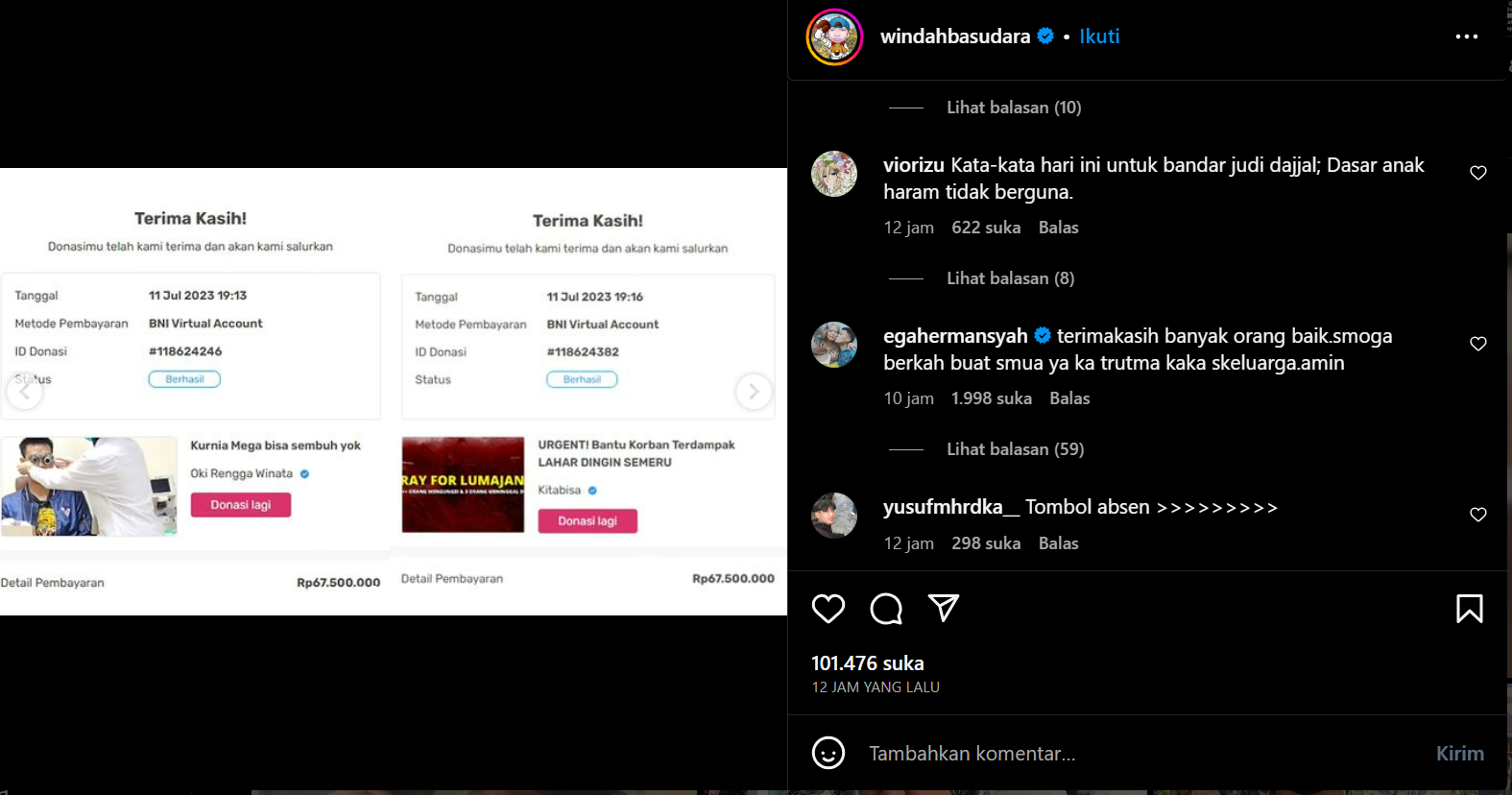Reaksi Kurnia Meiga Dibuatkan Tribute oleh YouTuber Windah Basudara